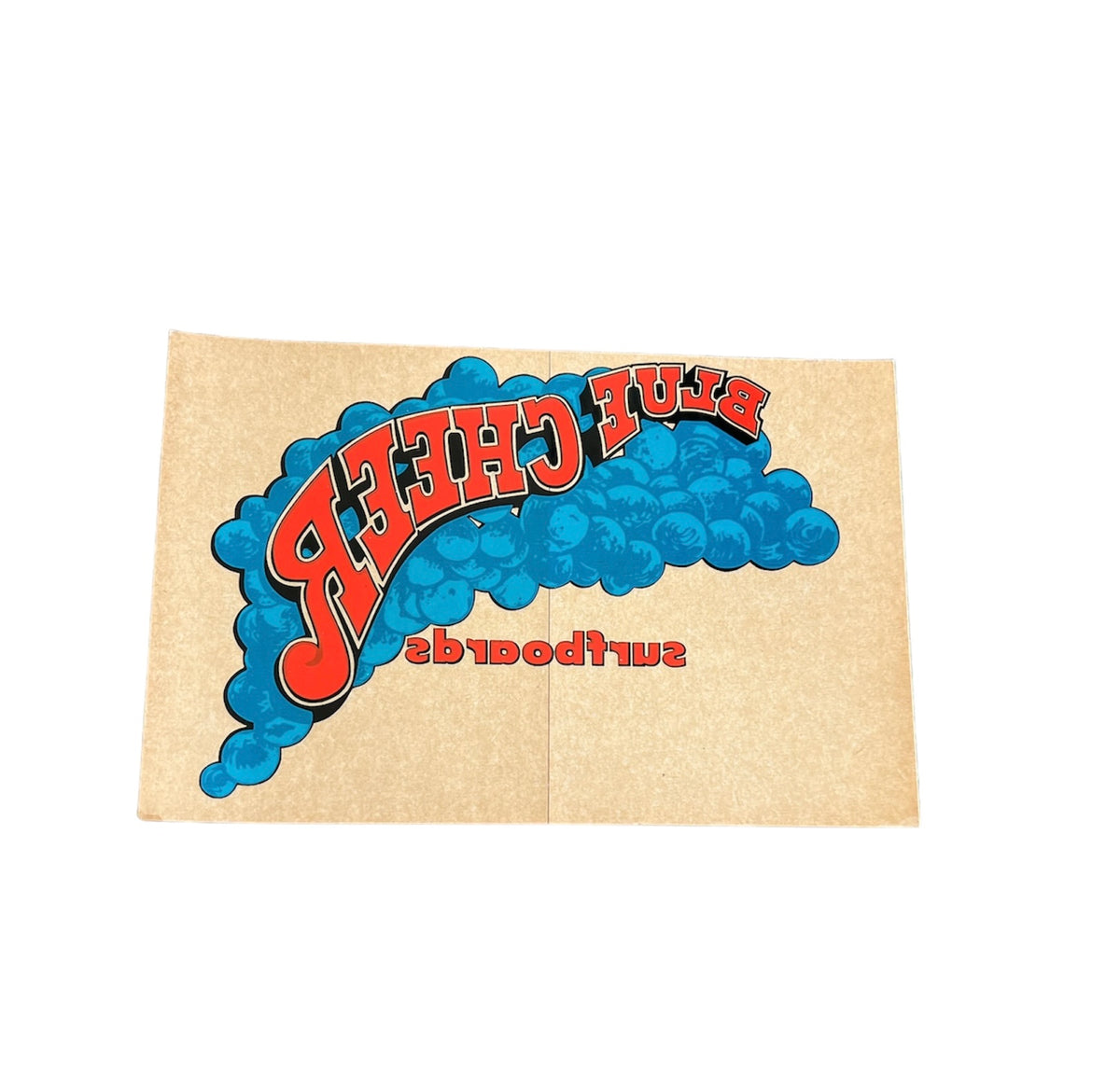 Vintage Blue Cheer Surfboard Surfing Sticker – Chubbysurf